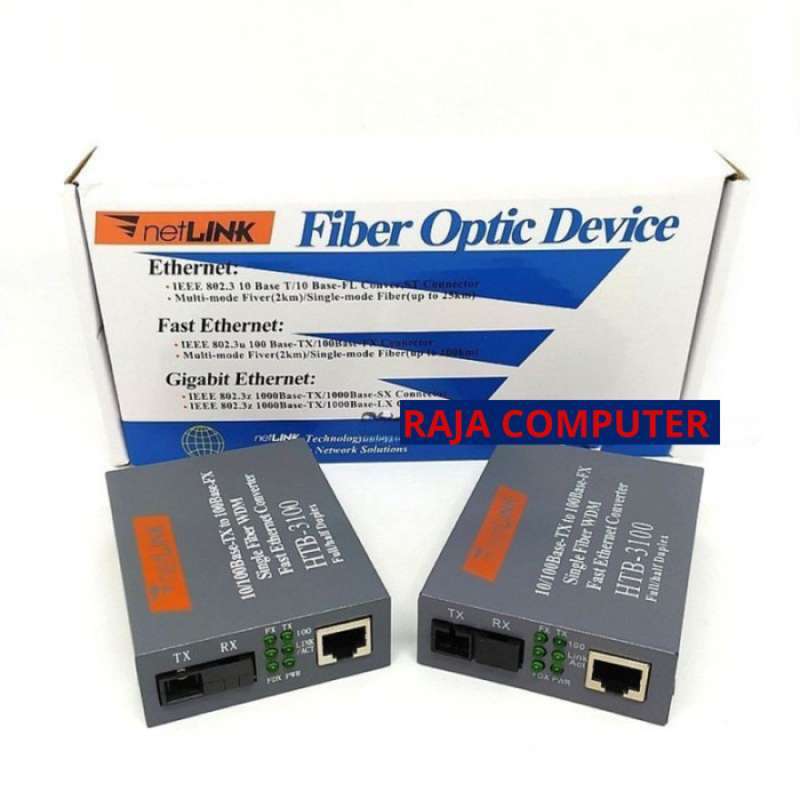Jual Netlink Htb 3100 Fiber Optic To Lan Media Converter A+b 1set Net Link - A Di Seller Velvet ...