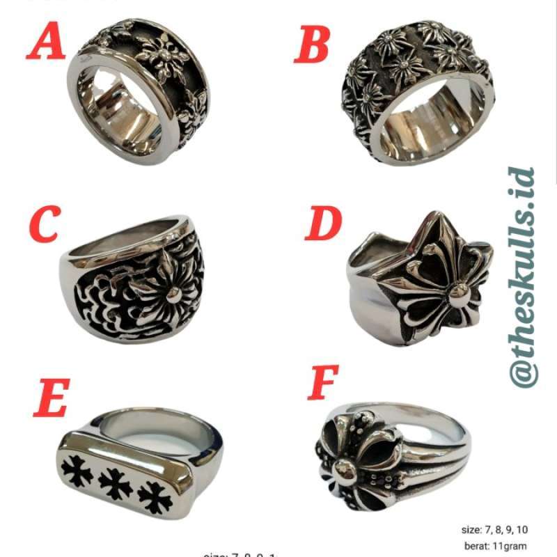 Jual Chrome Hearts Ring Titanium (super Replika) Di Seller Kingyo ...