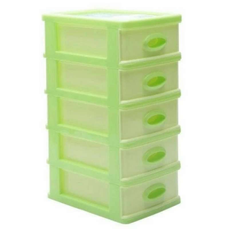 Jual Laci Kecil Mini Container Susun 5 Shinpo 363 5 Rak Mini Plastik ...