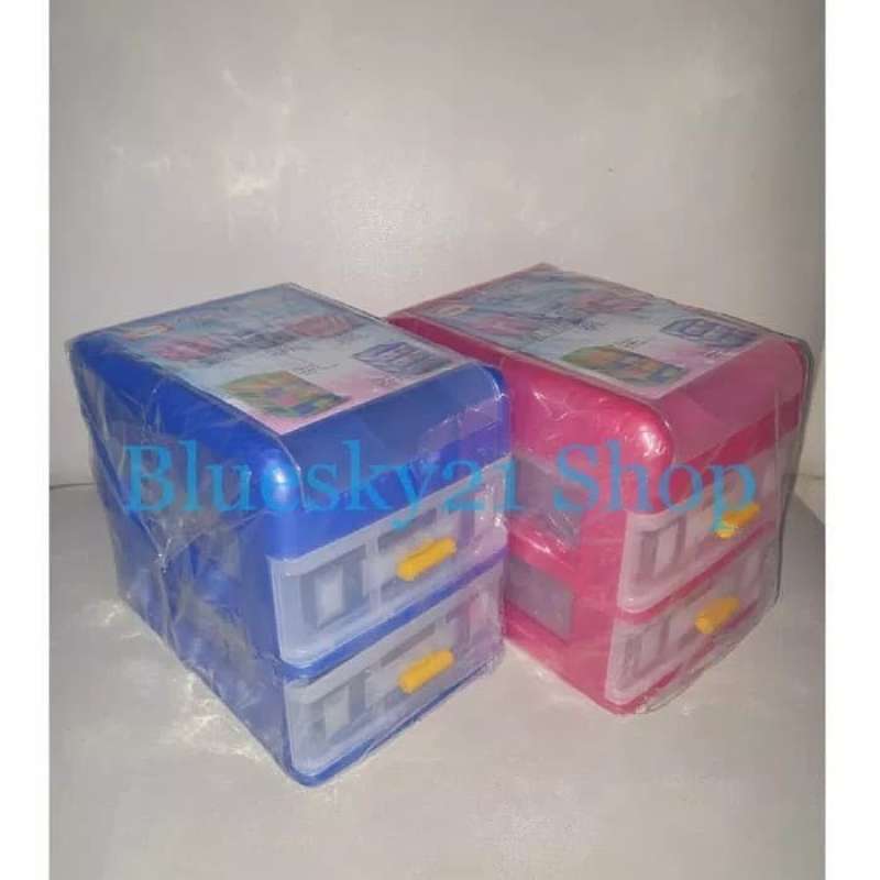 Jual Laci Plastik Susun 3 Shinpo / Laci Mini / Mini Container - Pink Di ...