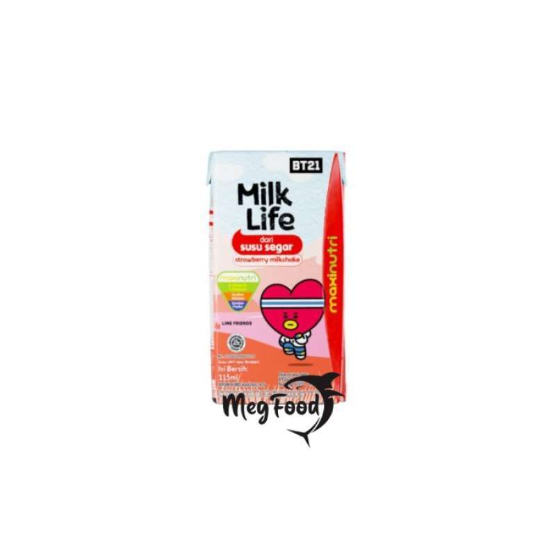 Jual Milk Life Uht Full Cream Strawberry Classic Chocolate 115 Ml X 40 ...