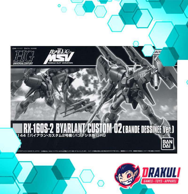 Jual Bandai Plamo Hg Rx-160s-2 Byarlant Custom 02 (bande Dessinee Ver ...