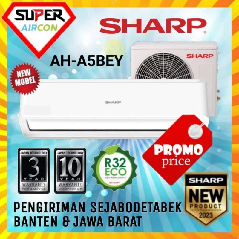 Promo Ac Sharp Ah-a 5 Zcyn 1/2 Pk Ah-a 5 Zcyn Low Watt + Pasang ...