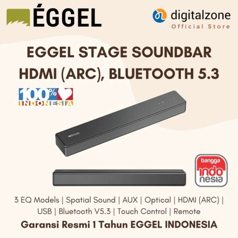 Promo Eggel Stage Soundbar Hdmi Arc Soundbar Bluetooth Eggel Speaker ...