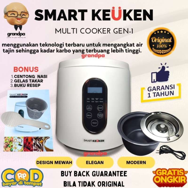 Promo Smart Keuken Multi Cooker Gen1 Skmc Rice Cooker Low Carbo Diskon ...