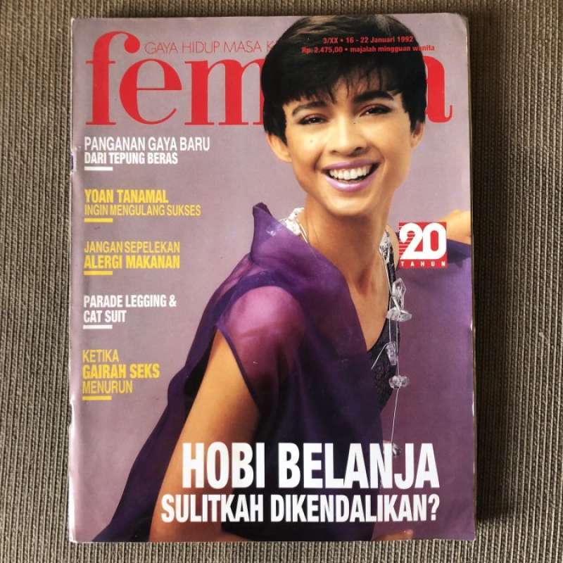Jual Majalah Femina 1992 - Saraswati & Nike Ardilla Di Seller Sweet ...