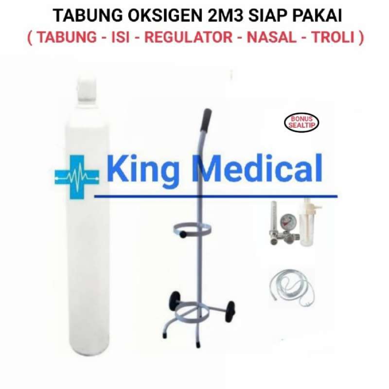 Promo Tabung Oksigen 2m3 Komplit Siap Pakai (khusus Luar Kota) Diskon 33% Di Seller Lucky_vania ...