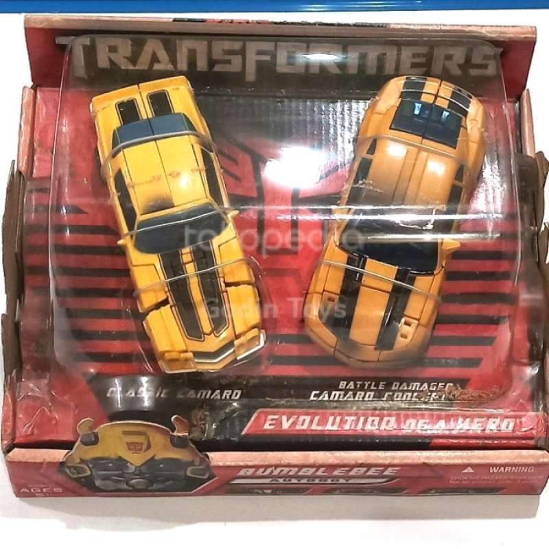 Jual Transformers Evolution Of A Hero Bumblebee Classic Camaro Battle ...