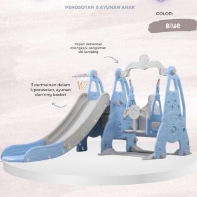 Jual Perosotan Anak 3 In 1 Ayunan Prosotan Playground Slide Anak Murah ...