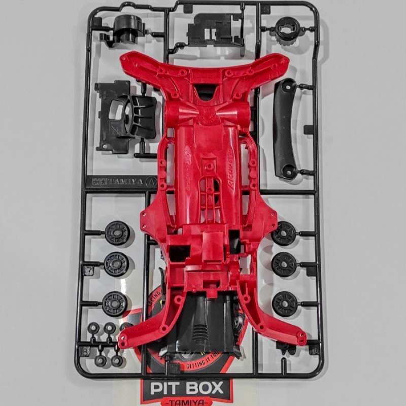 Jual Tamiya Chassis Ar Red Pcabs + Gearbox Black Loose Lupine Ori Di ...