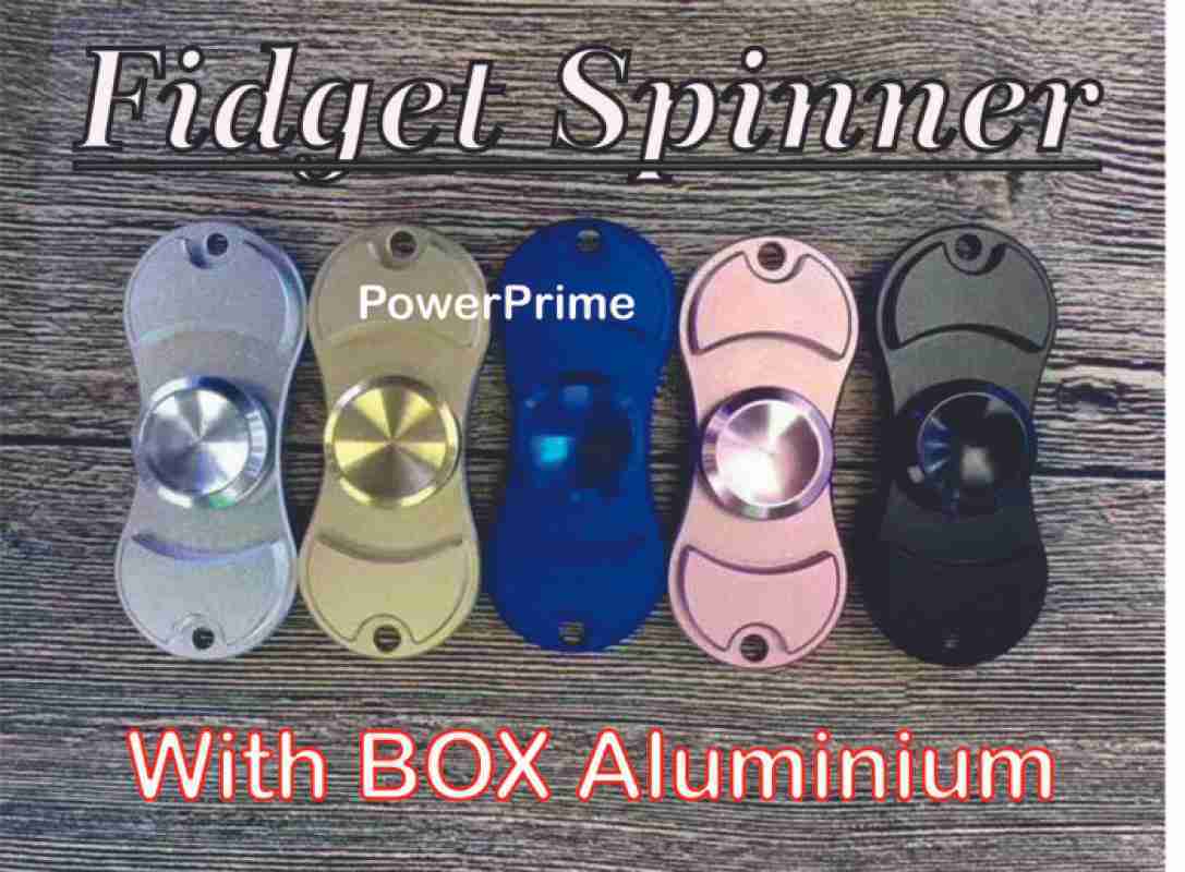 Jual Fidget Spinner Aluminium Original Premium Hand Spinner Dual Wing ...