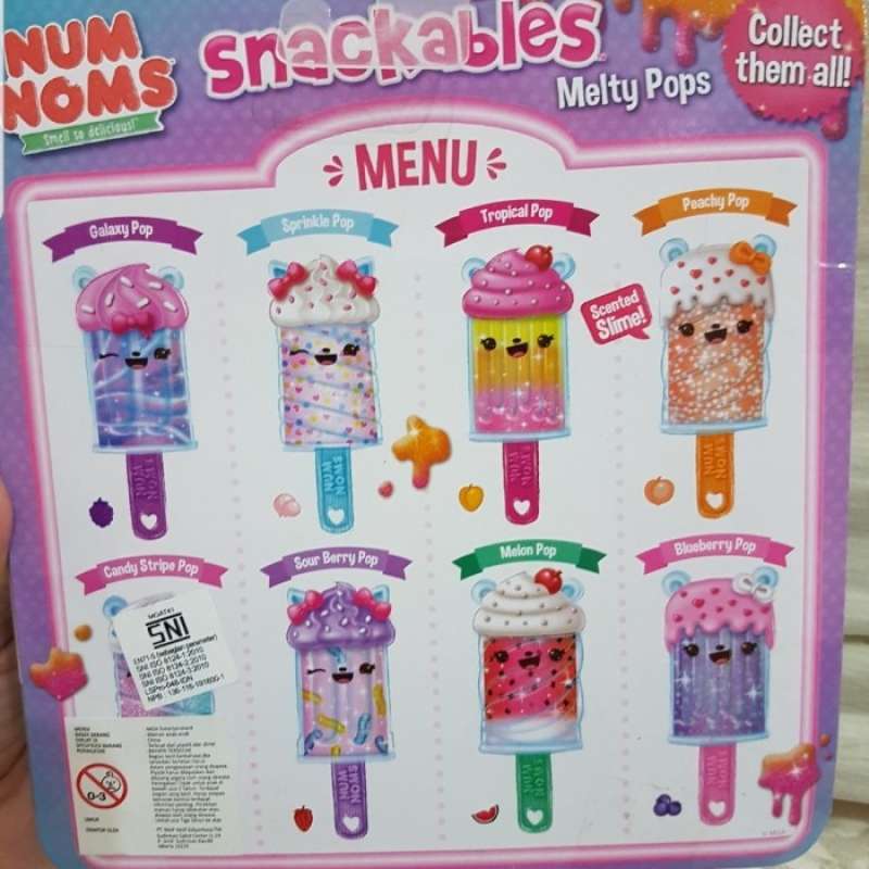 Jual Num Noms Original Melty Pops Peachy Pop Slime Di Seller Velvet ...