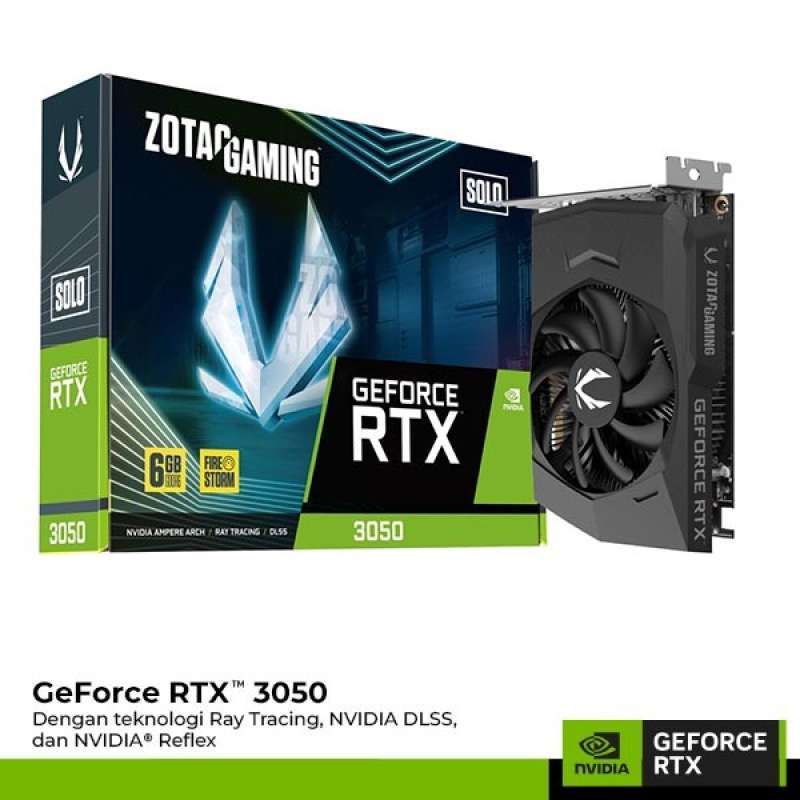 Jual Vga Card Zotac Gaming Geforce Rtx 3050 6gb Gddr6 Solo Di Seller Nvidia Geforce Official ...