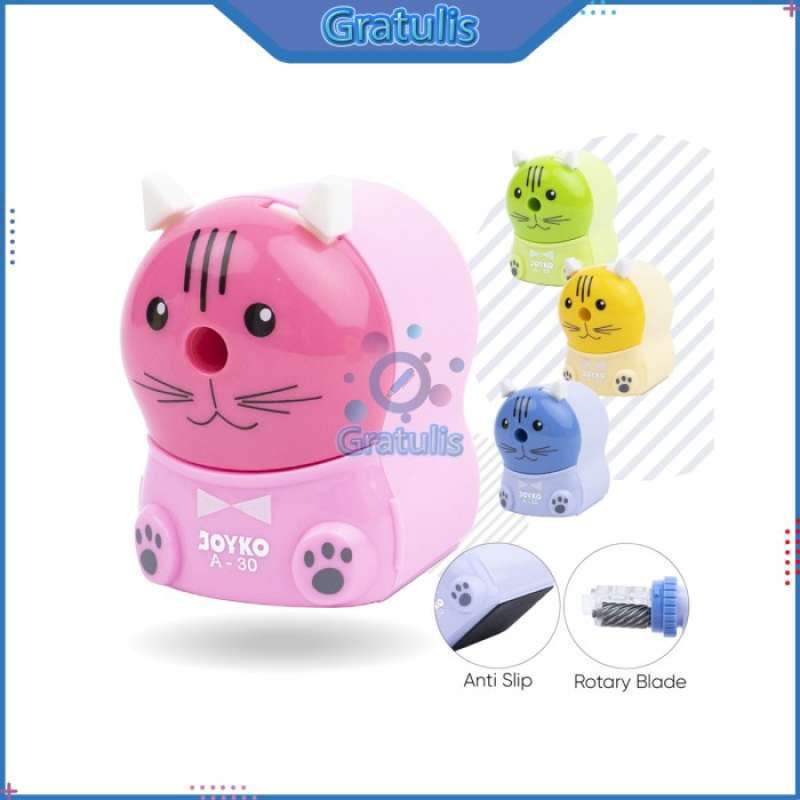 Jual Serutan Putar Model Kucing Joyko A-30 / Rautan Pensil Orotan ...