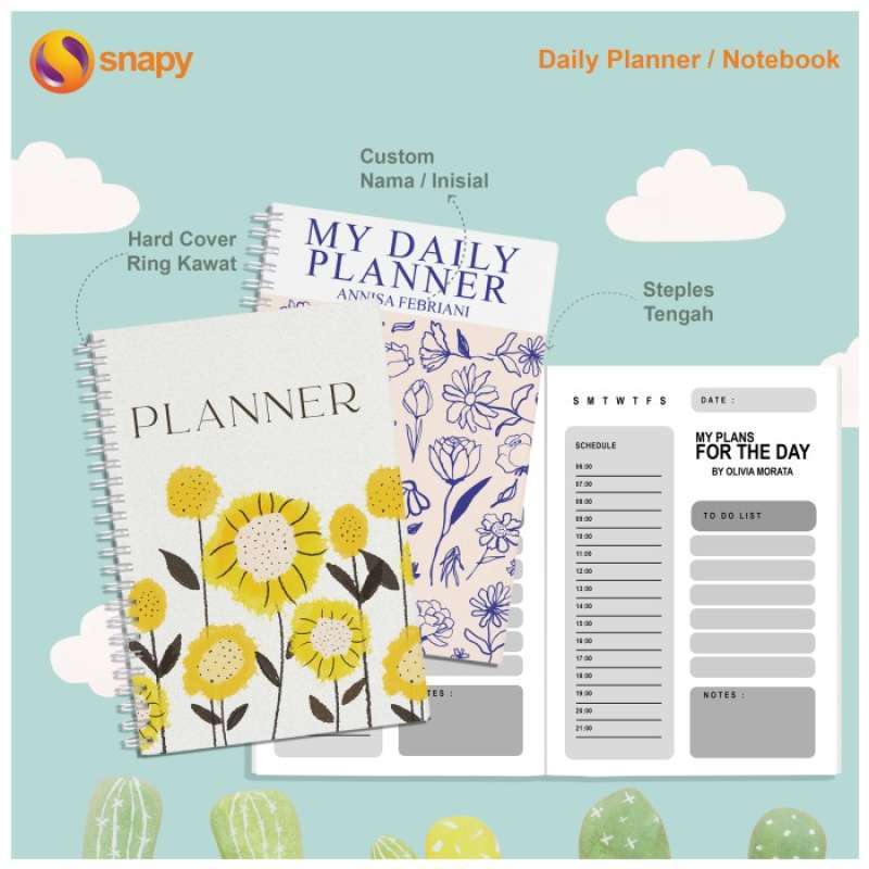 Jual Cetak Diary Planner Custom | Notebook Custom Hardcover | Buku ...