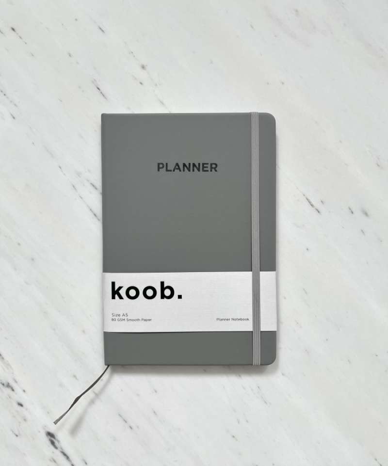 Jual A541 Koob. Undatted One Year Planner / Notebook Annual Planner Jurnal - Abu-abu Di Seller ...