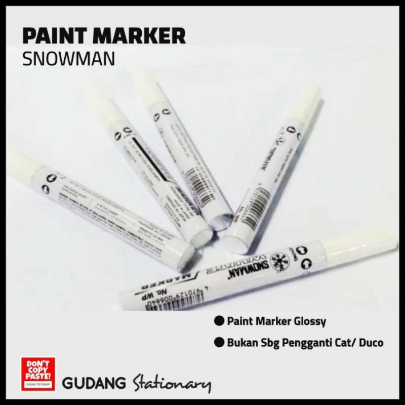 Jual Spidol Permanent Paint Marker, Warna Putih Di Seller Kingyo ...