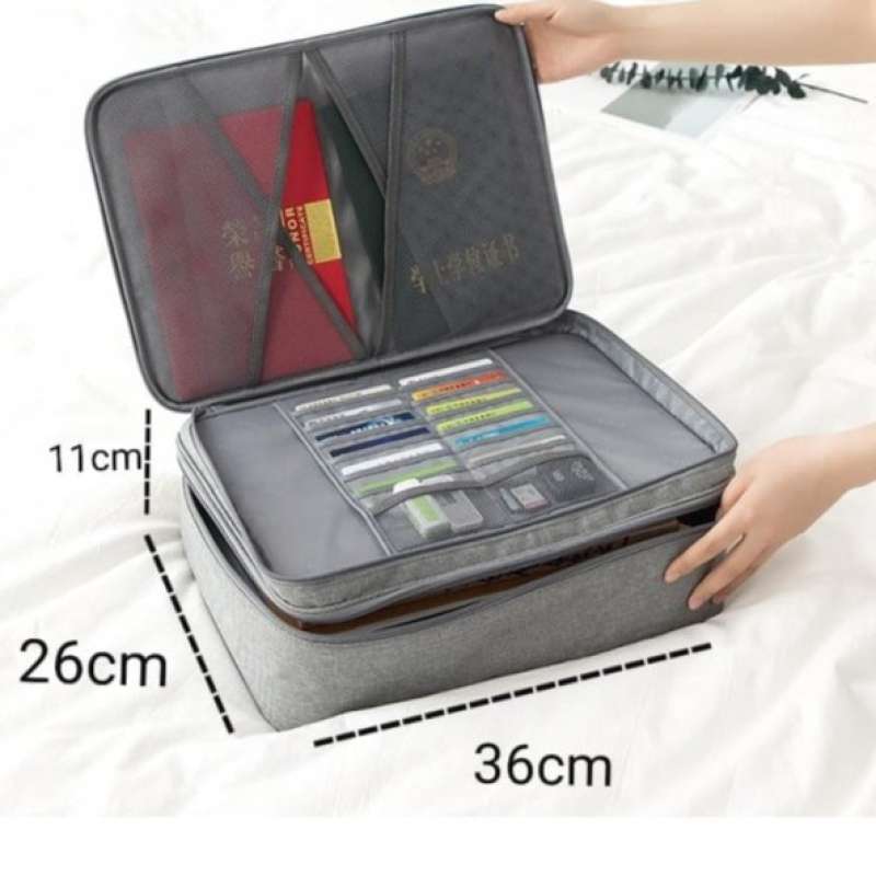 Jual Tas Penyimpanan Berkas File Map Dokumen Keeper Premium Folder Bag ...