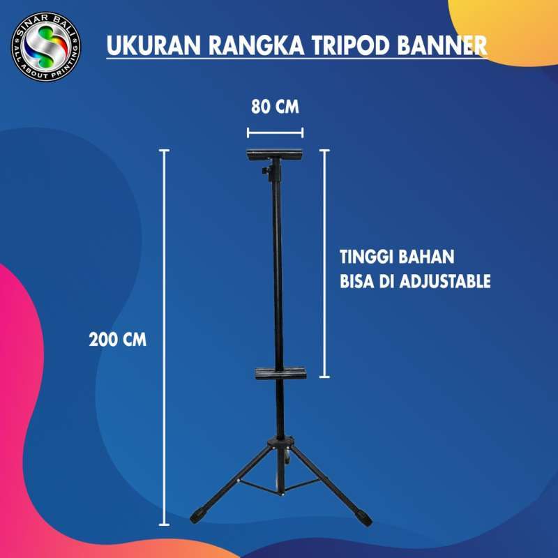 Jual Cetak + Tripod Banner / Tripod Stand Banner / Tripod Banner 2 Sisi Di Seller Sinar Bali ...