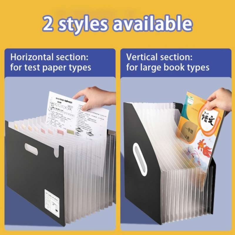 Jual Map Harmonika Expanding Stand File A4 13 Pocket / Dokumen Folder ...