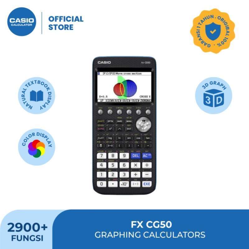 Jual Casio Fx-cg50 - Kalkulator Sekolah/kuliah - Graphical Di Seller ...