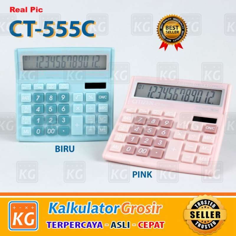 Jual Kalkultaor Citizen Ct 555 Warna Pastel Calculator Citizen 555n 555 N Di Seller Tombstone ...
