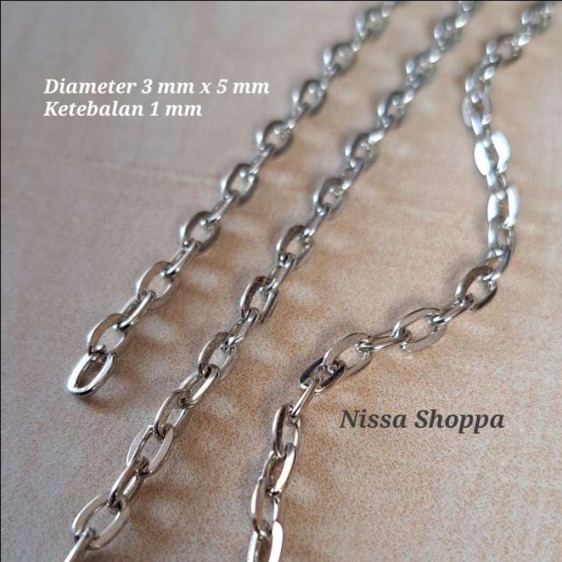 Jual Rantai Nuri / Rantai Besi / Rantai Gantungan Kunci Kualitas Grade ...