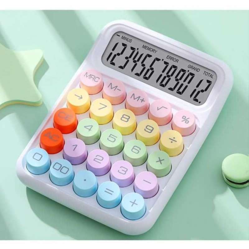 Jual Kalkulator Rainbow Kincizen Kc-817 Calculator Pastel Color Fancy ...