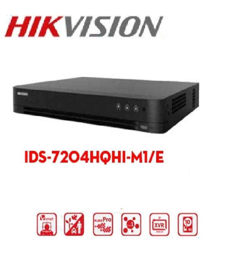 Promo Dvr 4ch Hikvision Acusense Ids-7204hqhi-m1/e Camera Cctv Up To ...