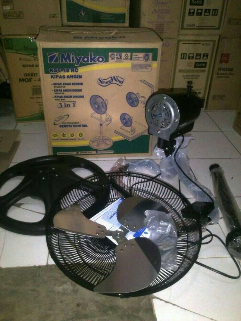 Promo Miyako Kipas Angin Besi Kst 18 Rc Remote Control Fan Miyako ...