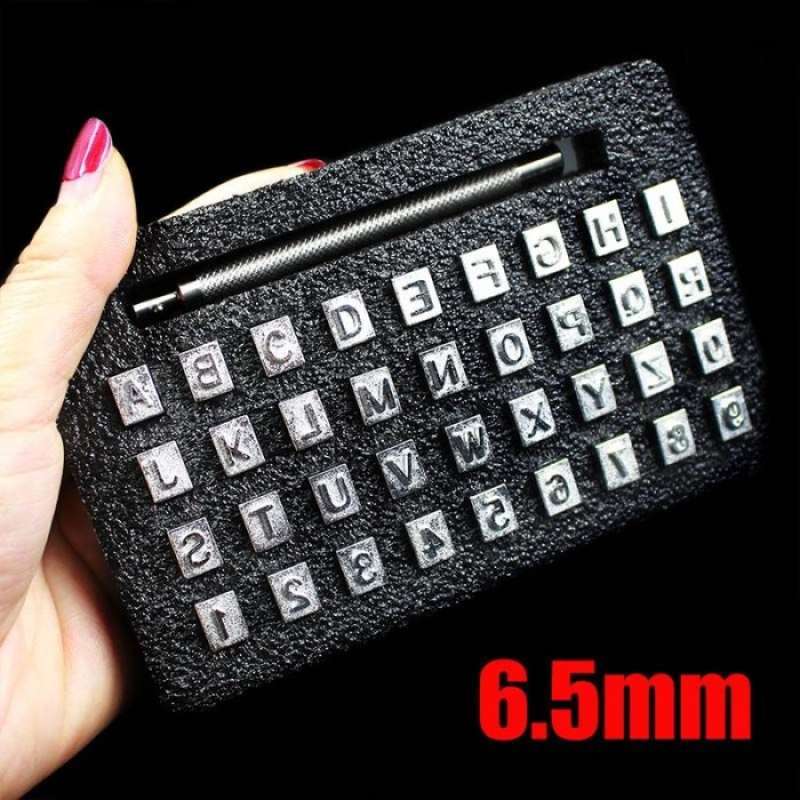 Jual 36pcs Alphabet Stamp Set Stempel Punch Huruf Alfabet Angka Untuk ...