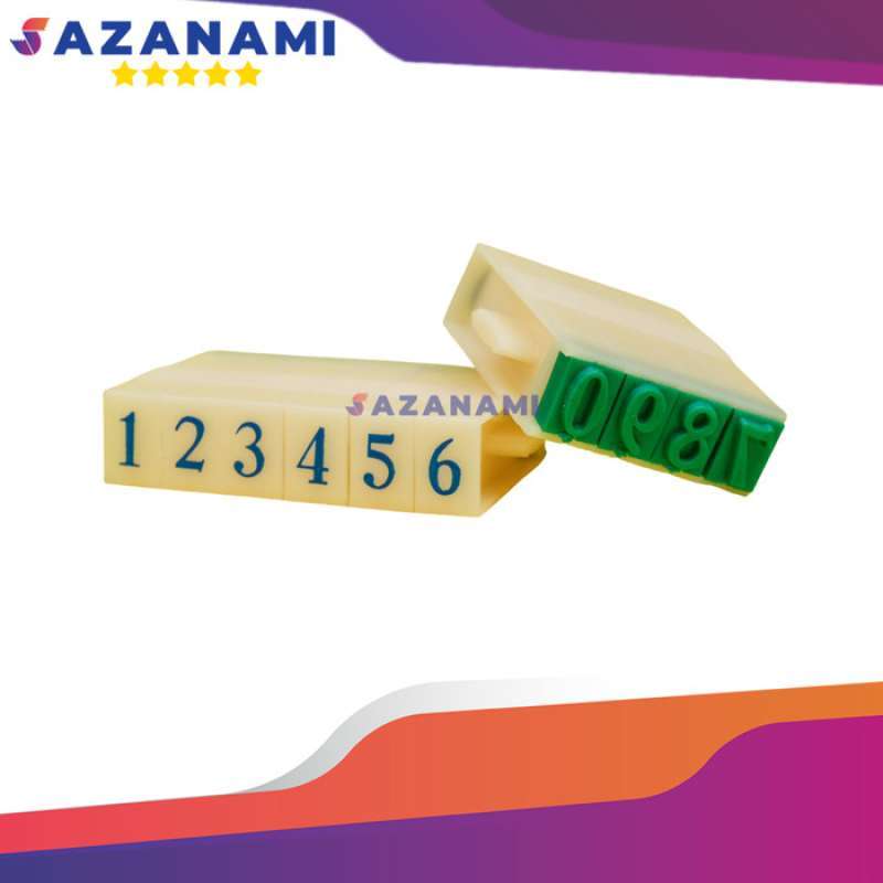 Jual S3 Stempel Angka Number Stamp Stampel Tanggal Stampel Angka ...