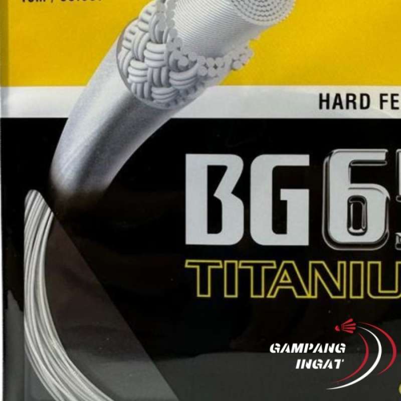 Jual Badminton String / Senar Raket Badminton Bg 65 Ti Original - Hitam Di Seller Kingyo ...