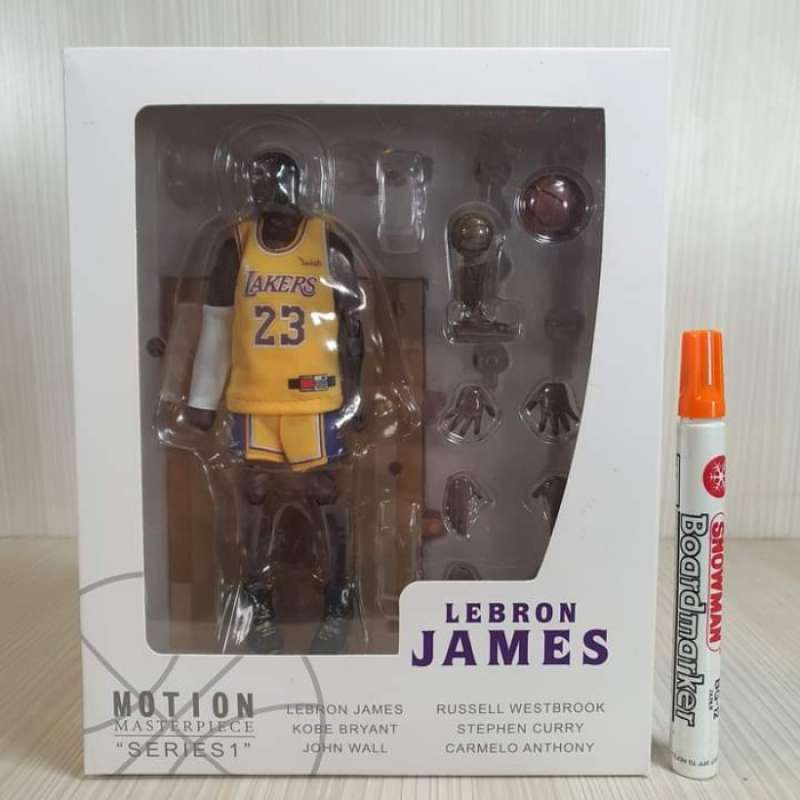 Jual Figure Lebron James Lakers Motion Masterpiece Series 1 Nba Players ...