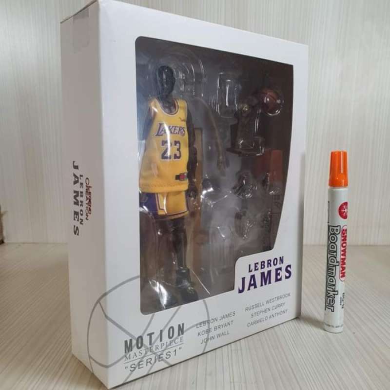 Jual Figure Lebron James Lakers Motion Masterpiece Series 1 Nba Players ...