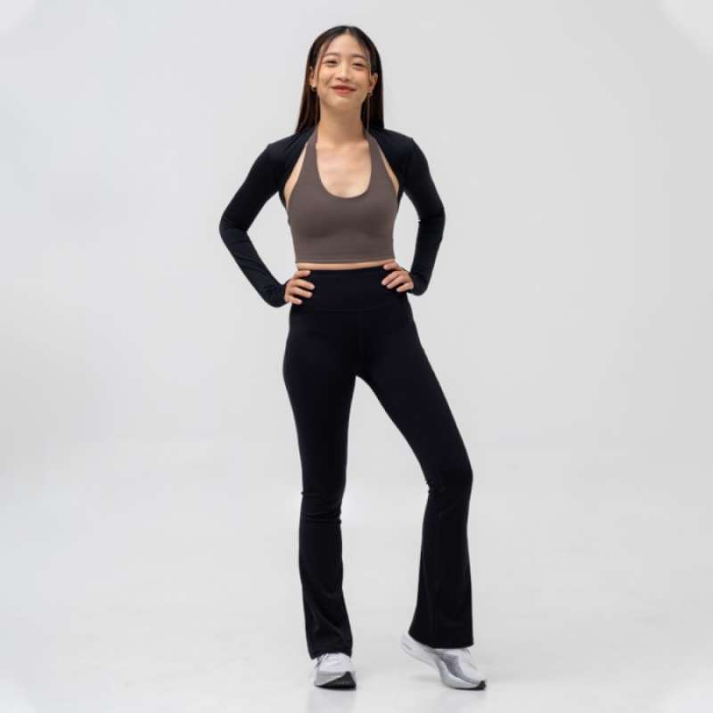 Jual Miniletics Last Stock - Bolero Flow Jacket Olahraga Wanita - Black ...