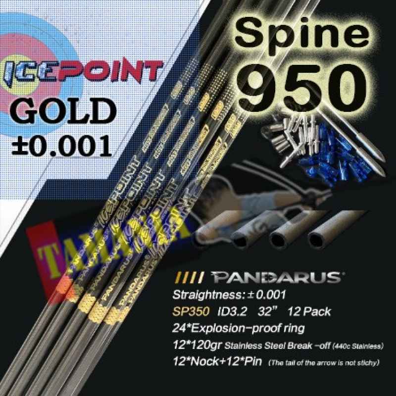 Jual Pandarus Ice Point Gold Spine 950 Carbon 40t Id 3.2 Â±0.001 Di ...