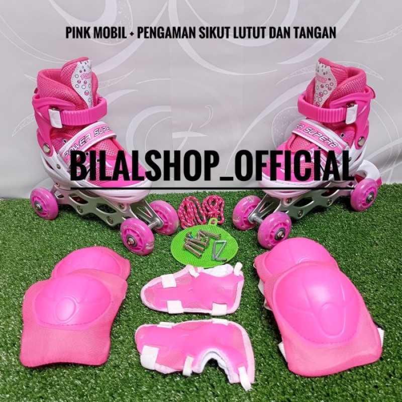 Jual Sepatu Roda Inline Skate Set Pelindung Deker Bisa Model Bajaj - L ...