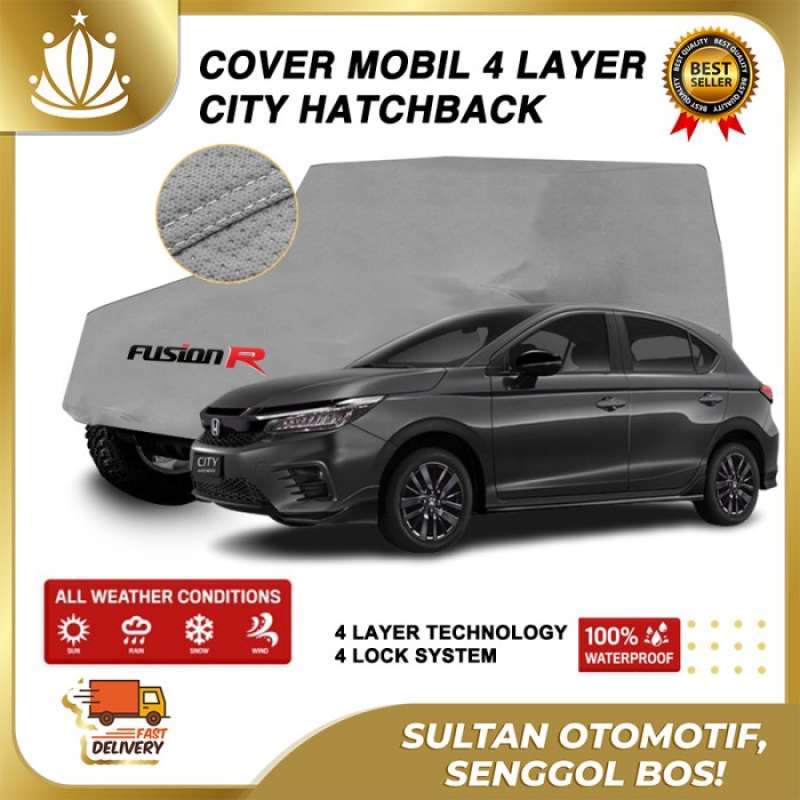 Promo Crw Fusion R Cover Sarung Mobil Honda City Hatchback Waterproof ...