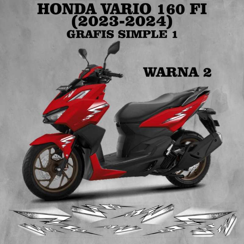 Promo Stiker Striping Vario 160 New Simple 1 - Stiker Decal Vario 160 ...