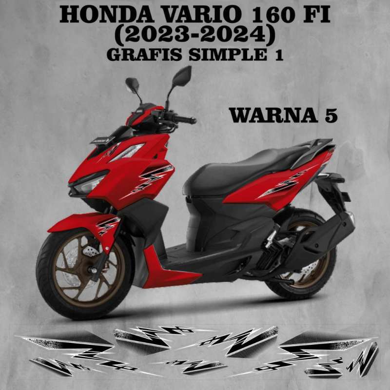 Promo Stiker Striping Vario 160 New Simple 1 - Stiker Decal Vario 160 ...