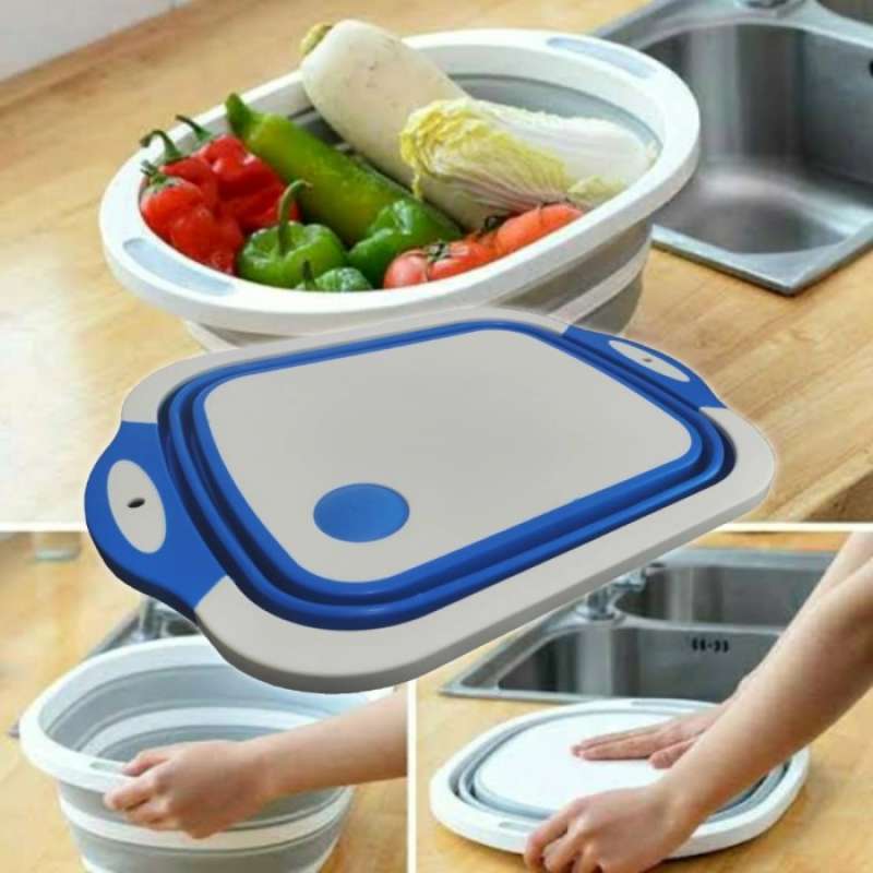 Jual Talenan Lipat Serbaguna Multifungsi Baskom Cuci Tiris Sayuran ...