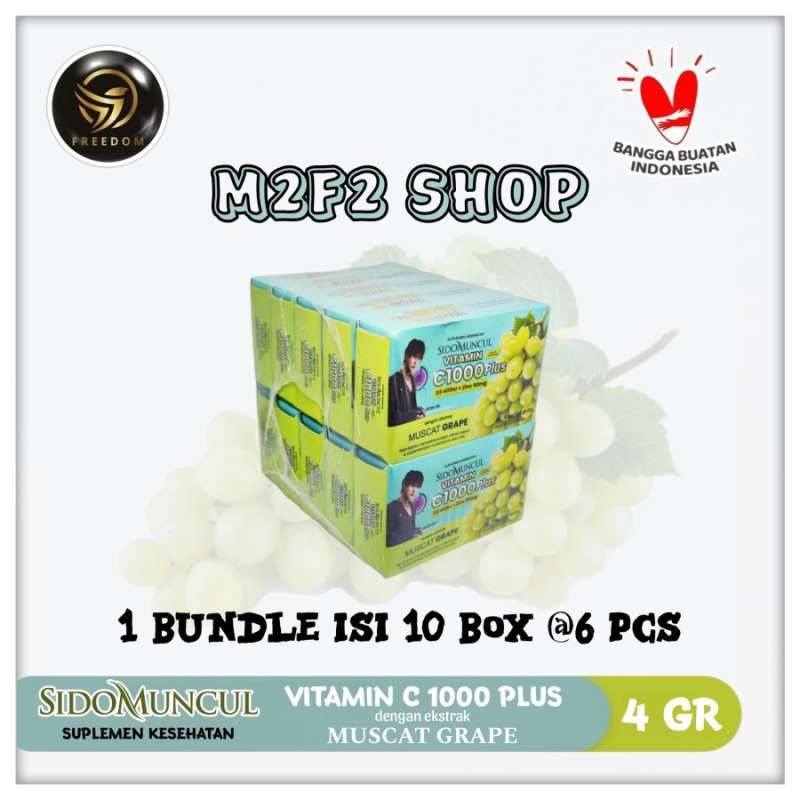 Promo Sido Muncul Serbuk Vitamin C1000 Plus Ekstrak Muscat Grape ...