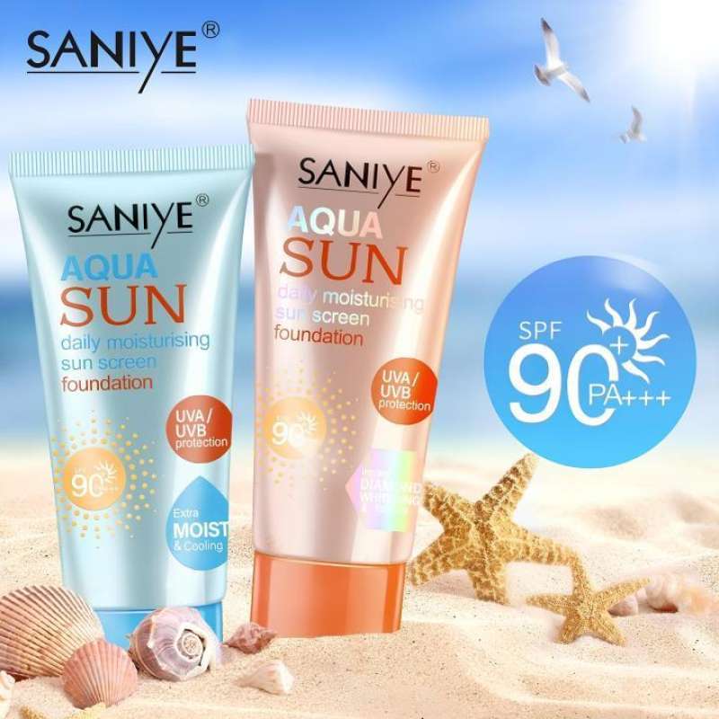 Jual Saniye R1190 Sunscreen Matte Foundation Aqua Sun Spf50+ Pa ...