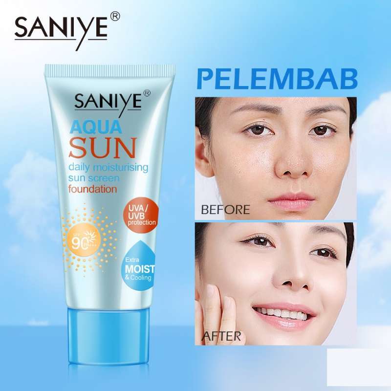 Jual Saniye R1190 Sunscreen Matte Foundation Aqua Sun Spf50+ Pa ...