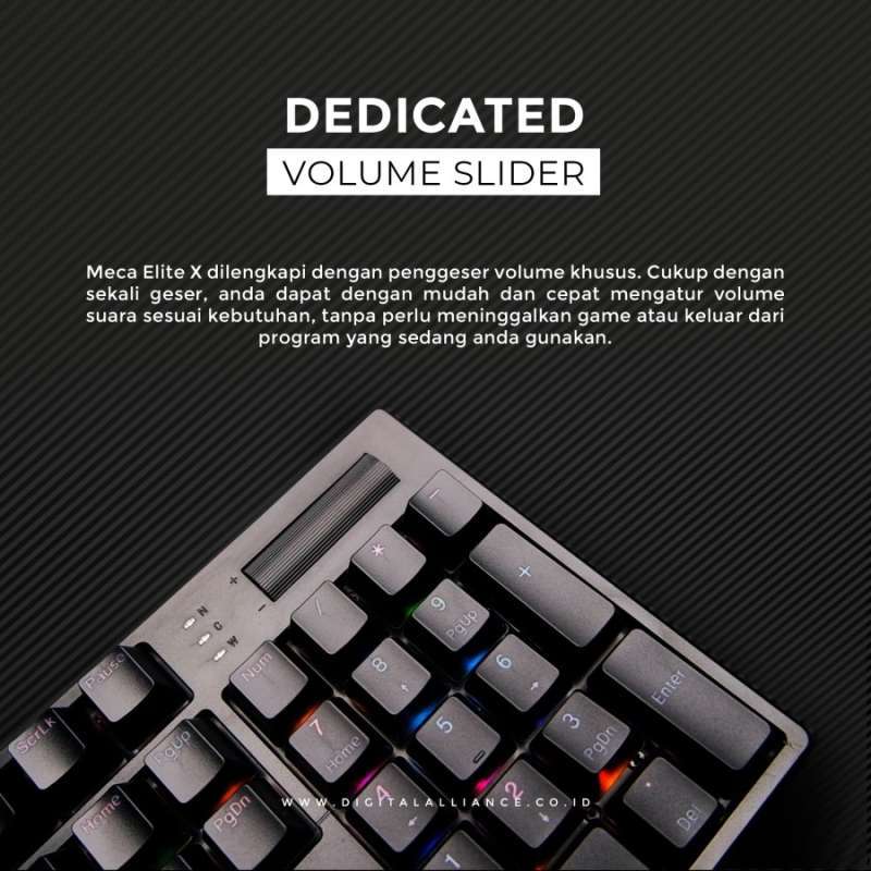 Jual Digital Alliance Meca Elite X Wired Mechanical Gaming Keyboard Rgb ...