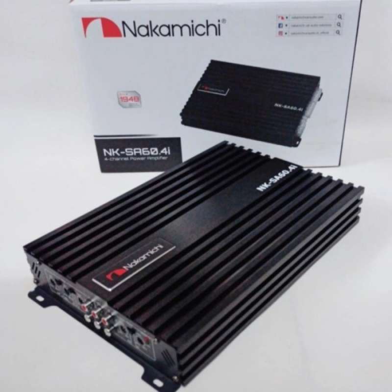 Jual Power 4 Channel Nakamichi Nk-sa60.4i Power Amplifier 4 Channel Di Seller Suzuka ...