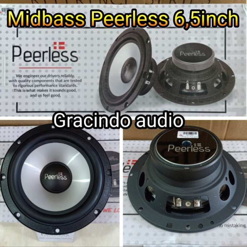 Jual Speaker Midbass Peerless 6.5inch High Performance By Cello Di ...