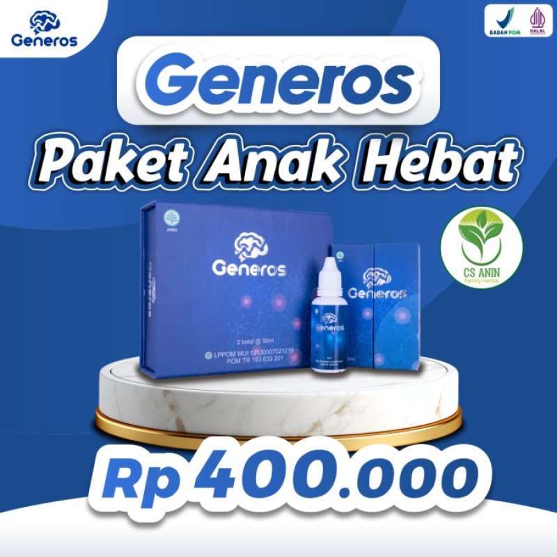 Promo Generos Vitamin Untuk Membantu Memelihara Kesehatan Anak Diskon ...