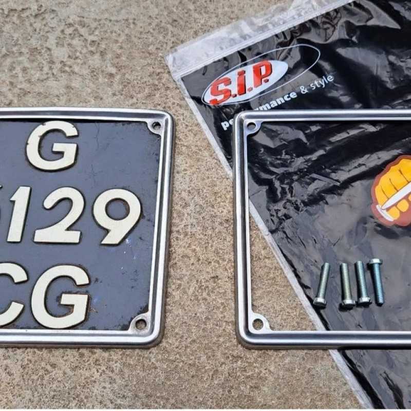 Jual Frame Plat Nomor Belakang Vespa Model Sip Di Seller Suzuka ...